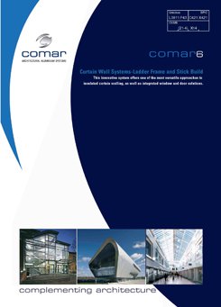 Curtain Walling Comar 6 Ladder Frame | Comar Architectural Aluminium ...